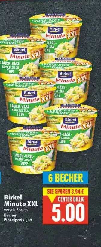 Birkel Minuto XXL Angebot Bei E Center 1Prospekte De
