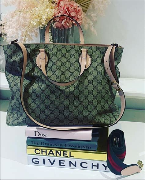Gucci Soft GG Supreme Diaper Bag The Designer Consigner