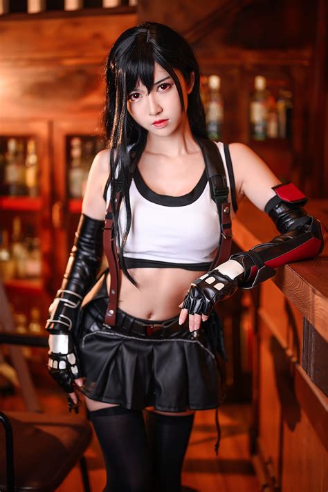 Cosplayer Manu Manyu Tifa Battle Suit Vol 87 AXTO STUDIO COSPLAY ZONE