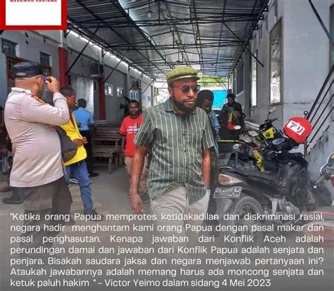 TETESAN AIR MATA IBUNDA 38 KALI SIDANG VIKTOR F YEIMO PADA HARI INI