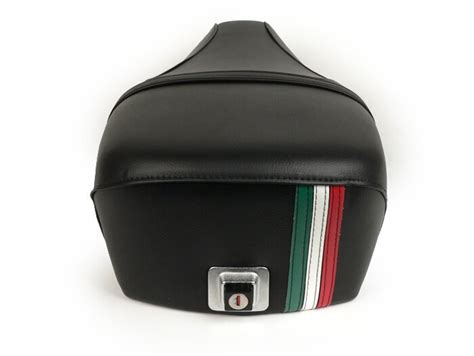 Sella Vespa Elite Tricolore Vespa Px Versione Nero Telaio