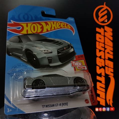 Hot Wheels THEN AND NOW 17 NISSAN GT R R35 METALFLAKE DARK GRAY