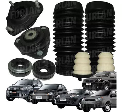 Kit Coxim Batente Rolamento Amort Dianteiro Fiesta Ecosport Frete Gr Tis
