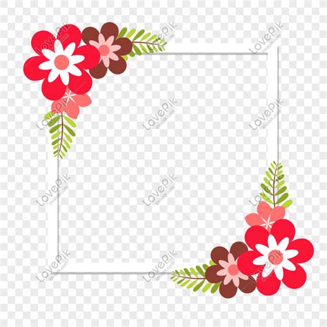 Floral Flower Decorative Frame Flower Frame Floral Frame Decorative