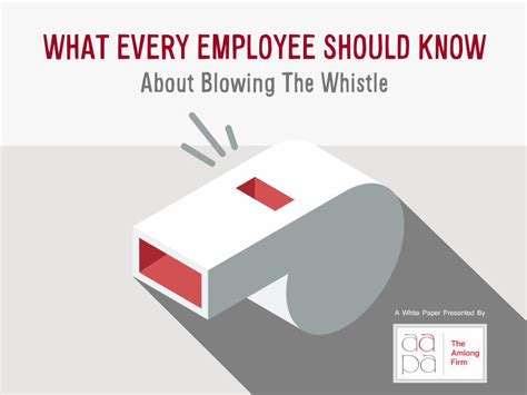 PDF What Every Employee Should Know About Blowing The Whistle