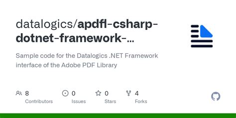 GitHub Datalogics Apdfl Csharp Dotnet Framework Samples Sample Code
