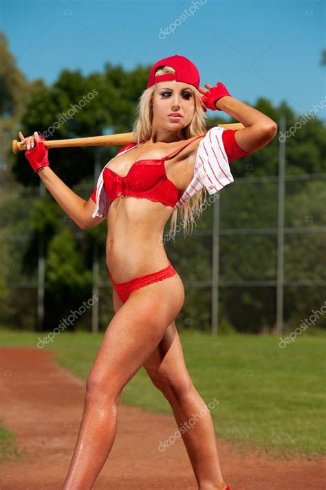 Sexy Baseball Girl Stock Photo By Nickvango