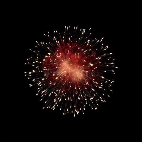 Fuegos Artificiales Sobre Fondo Negro Encender El Cielo Fuegos