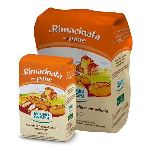 Semola Rimacinata Per Pane 1 5 Kg Molino Grassi
