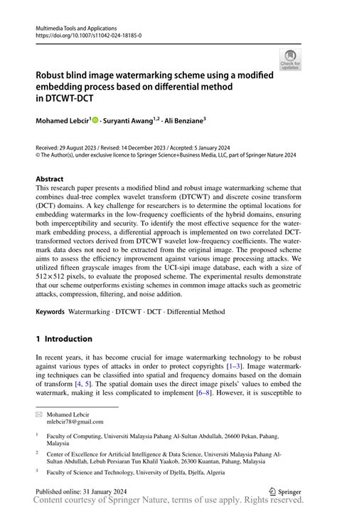 robust blind image watermarking scheme using a modified embedding process based on differential
