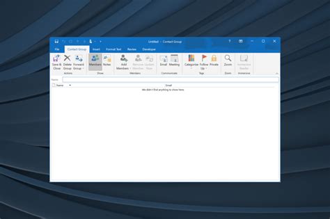How To Create Set Up A Group Email In Outlook