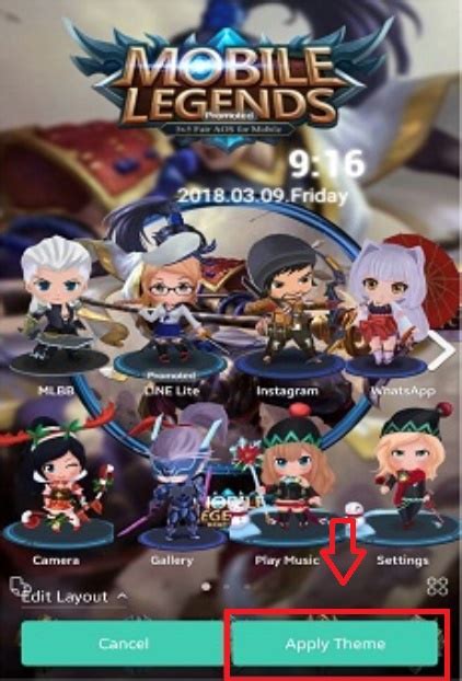 Cara Pasang Tema Mobile Legends Di Android Rancah Post