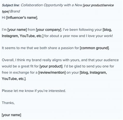 Instagram Influencer Proposal Template