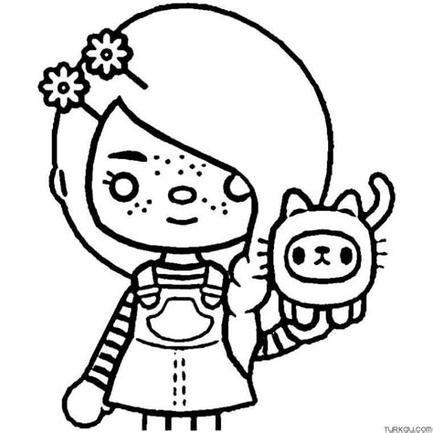 Toca Boca Cute Girl Caracter Planse De Colorat I C R I N Pdf The Best