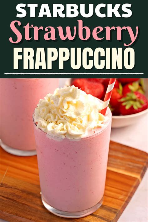 Starbucks Strawberry Frappuccino Copycat Recipe Insanely Good