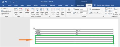 How To Add Rows And Columns In MS Word