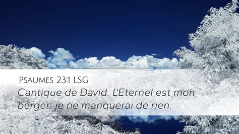 Psaumes 23 1 LSG Desktop Wallpaper Cantique De David L Eternel Est