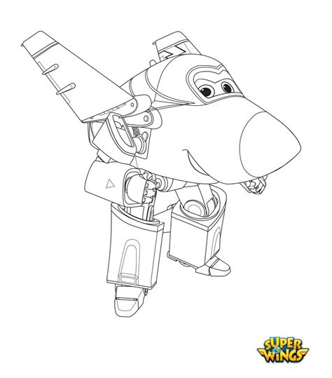 Coloriages Super Wings Imprimer Pour Les Enfants