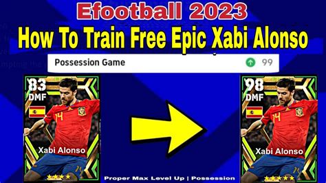 Xabi Alonso Max Training Tutorial In Efootball 2023 Xabi Alonso