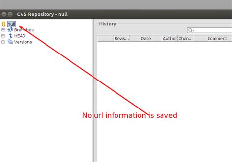 8141 CVS Browse Repository Gives Null Pointer Exception Aqua Data