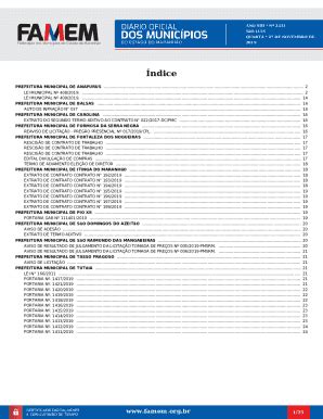 Preenchível Disponível Dirio Oficial da FAMEM ANO XIII N 2231