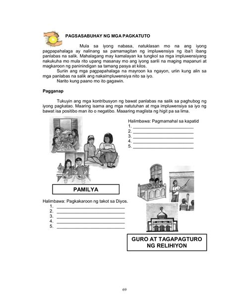 Edukasyon Sa Pagpapakatao Grade 7 Palawan BlogOn Pahina 276