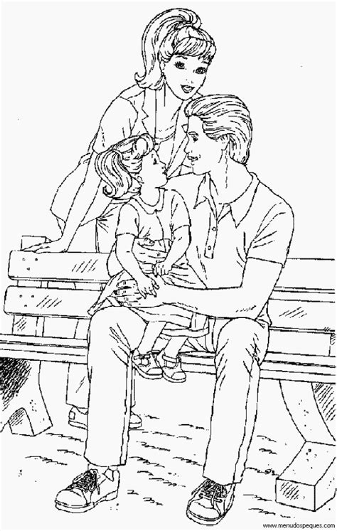 Colorear A Barbie Y A Ken 21