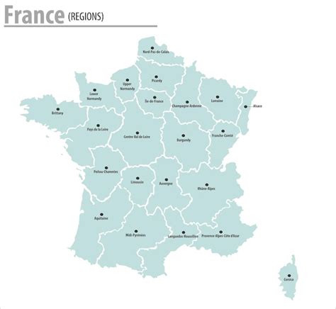 Premium Vector France Map Illustration Vector Detailed France Map