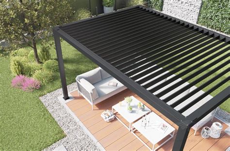 Alunotec Modern Design Waterproof Awning Outdoor Free Standing