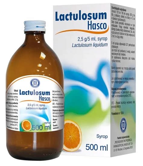 Lactulosum Hasco Syrop Na Zaparcia Lek 500 Ml 12585556614 Allegro Pl