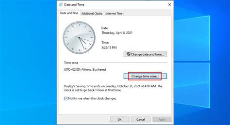 Como Alterar A Hora No Windows 10 Definir Hora E Data Tutorial