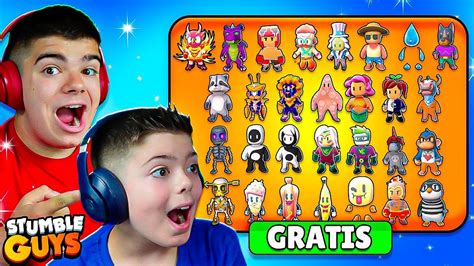 JUGAMOS CON LAS SKINS DE LA BETA 0 51 EN STUMBLE GUYS YouTube