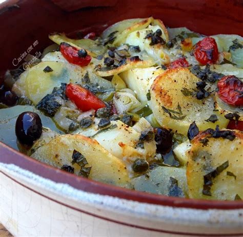 Baccalà al forno con patate alla pugliese Ricette di Cucina con me
