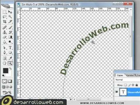 Tutorial De Photoshop Texto Que Se Adapta A Un Circulo YouTube