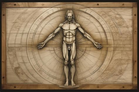 Premium Photo Vitruvian Man The Modern Transformation Da Vinci39s