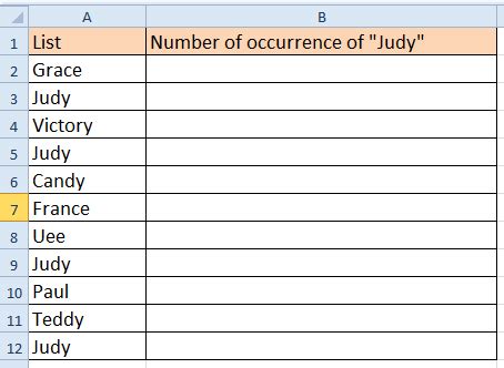 How To Count The Number Of Occurrences Of A Word In A Column In Excel