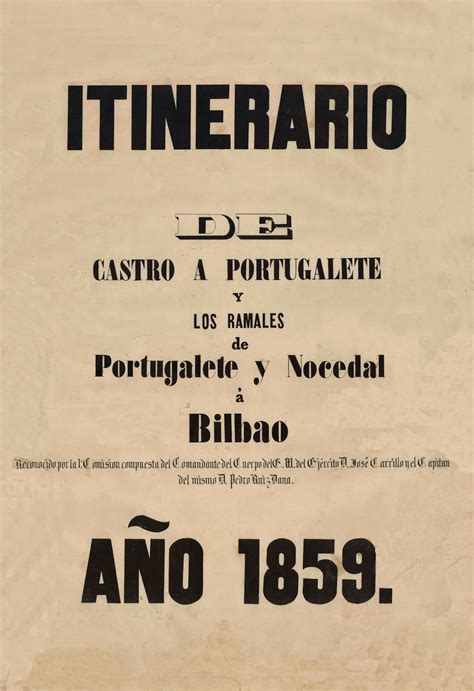 Monografías Históricas de Portugalete PLANO DE PORTUGALETE EN 1859