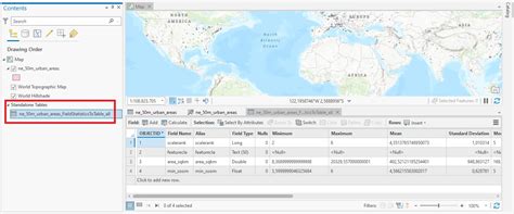 Tutorial Introducing The Field Statistics To Table Tool In ArcGIS Pro