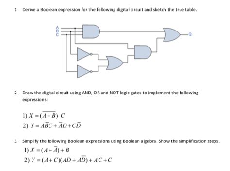 draw the logic circuit for following boolean expression f a b c wiring digital and schematic
