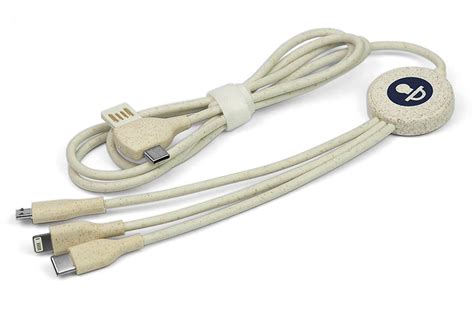 Long Multi Charging Cable In Corn Wheat Straw