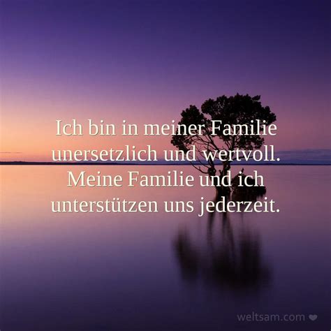 Positive Affirmation Zum Thema Familie Weltsam
