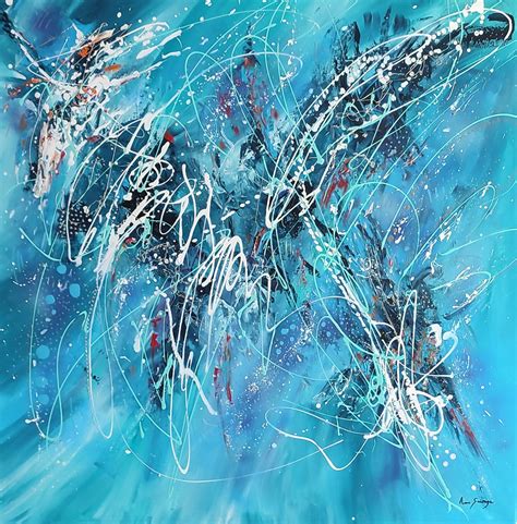 Tableau Abstrait Bleu Contemporain Vente De Peintures Abstraites