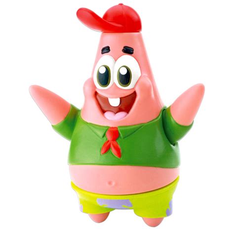 Boneco Patrick Turma Bob Esponja Vinil Articulado Brinquedo em Promoção