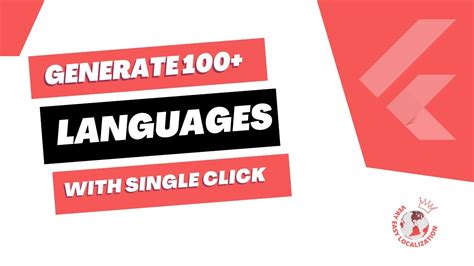 Localization Made Easy Generate Languages With Single Click In