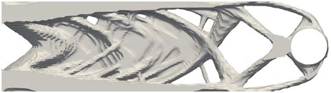 stress constrained topology optimization results using different download scientific diagram
