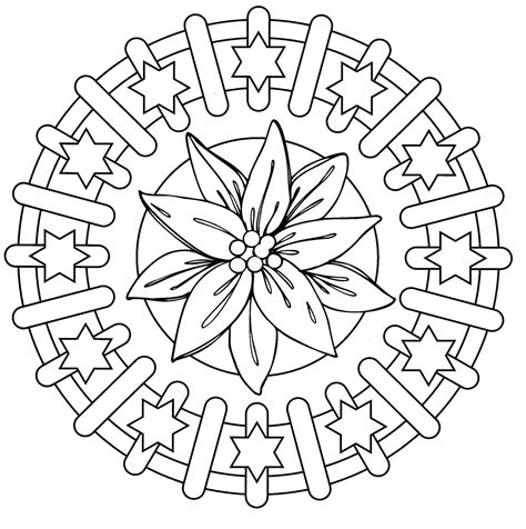 Blog Católico Navideño IMÁGENES DE MANDALAS DE NAVIDAD PARA COLOREAR