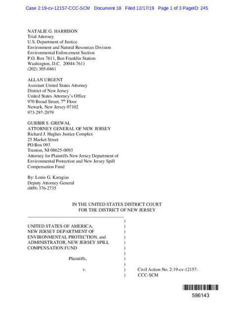 Fillable Online PLAINTIFFS MOTION TO ENTER CONSENT DECREE CIVIL