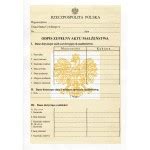 M 210 Wielojęzyczny odpis skrócony aktu urodzenia konwencja nr 16