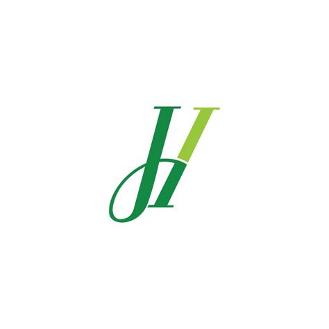 Hj Jh H And J Abstract Initial Monogram Letter Alphabet Logo Design