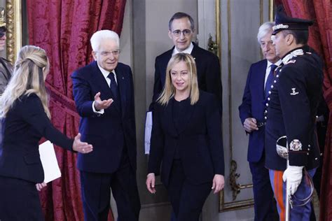 Il governo Meloni ha giurato ora è già in carica Domenica il primo